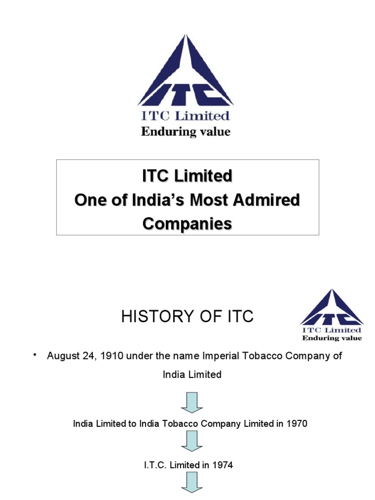 ITC Limited One of India's Most Admired Companies | PDF