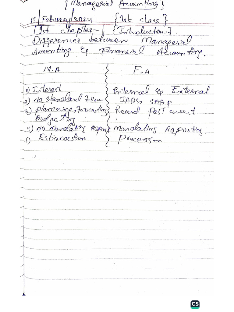 Sir Arfeen Management Accounting Paper | PDF