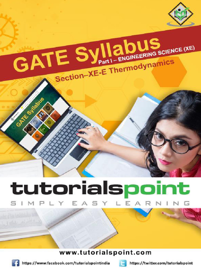 Gate Xe Thermodynamics Syllabus | PDF | Thermodynamics | Entropy