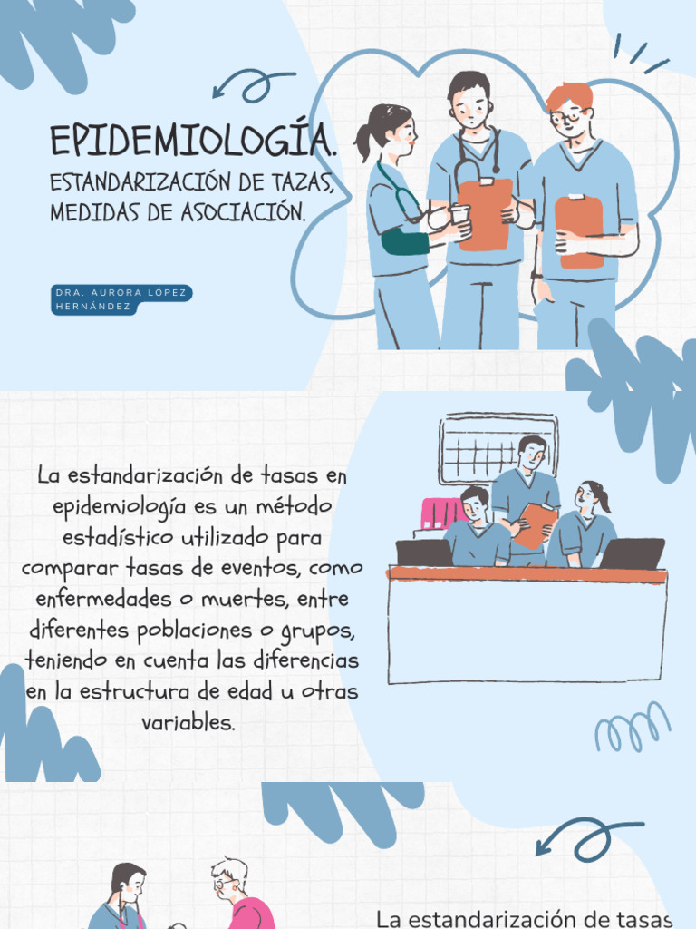 Estandarización de Tasas en Epidemiología | PDF