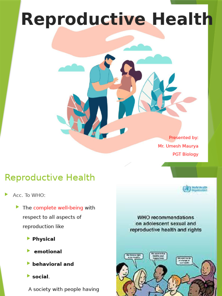 Reproductive Health | PDF | Sexually Transmitted Infection | Combined ...