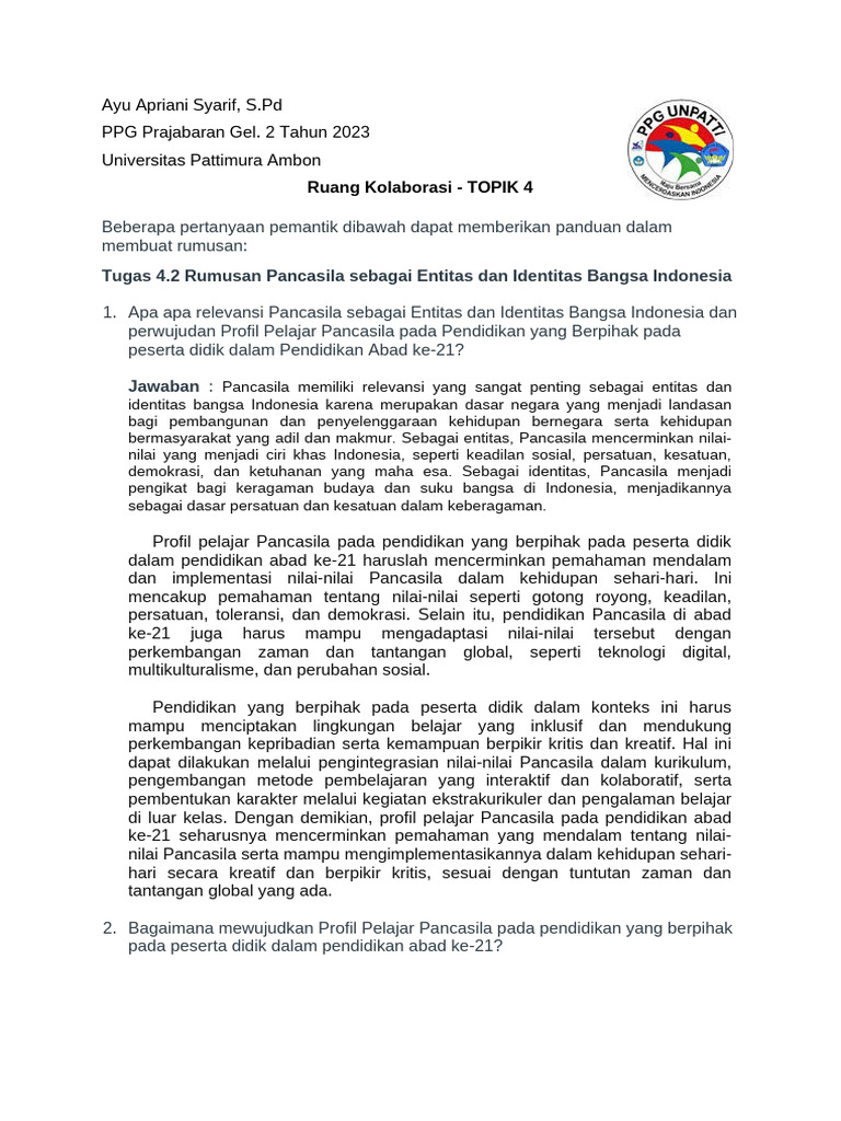 Ruang Kolaborasi T.4 | PDF