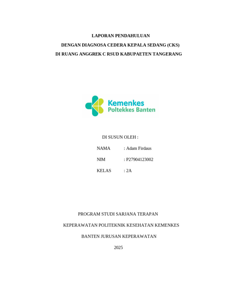 LP CKS Adam Firdaus | PDF