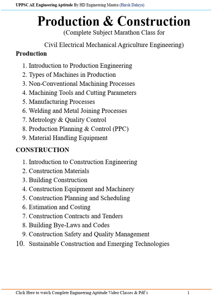 UPPSC AE Engineering Aptitude Guide | PDF | Welding | Construction
