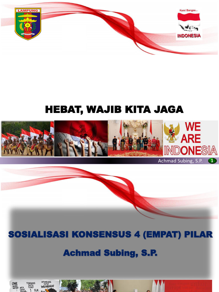 Sosialisasi Konsensus 4 Pilar | PDF