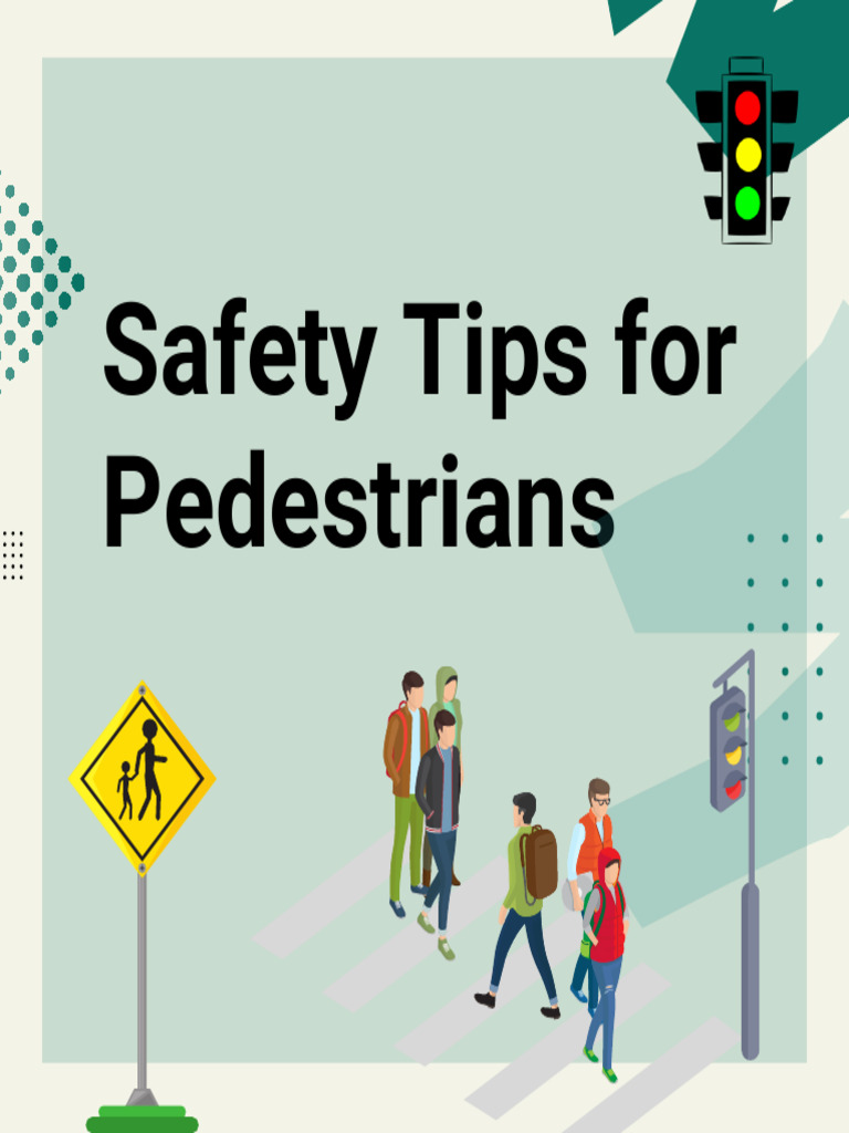 Safety Tips For Pedestrians | PDF