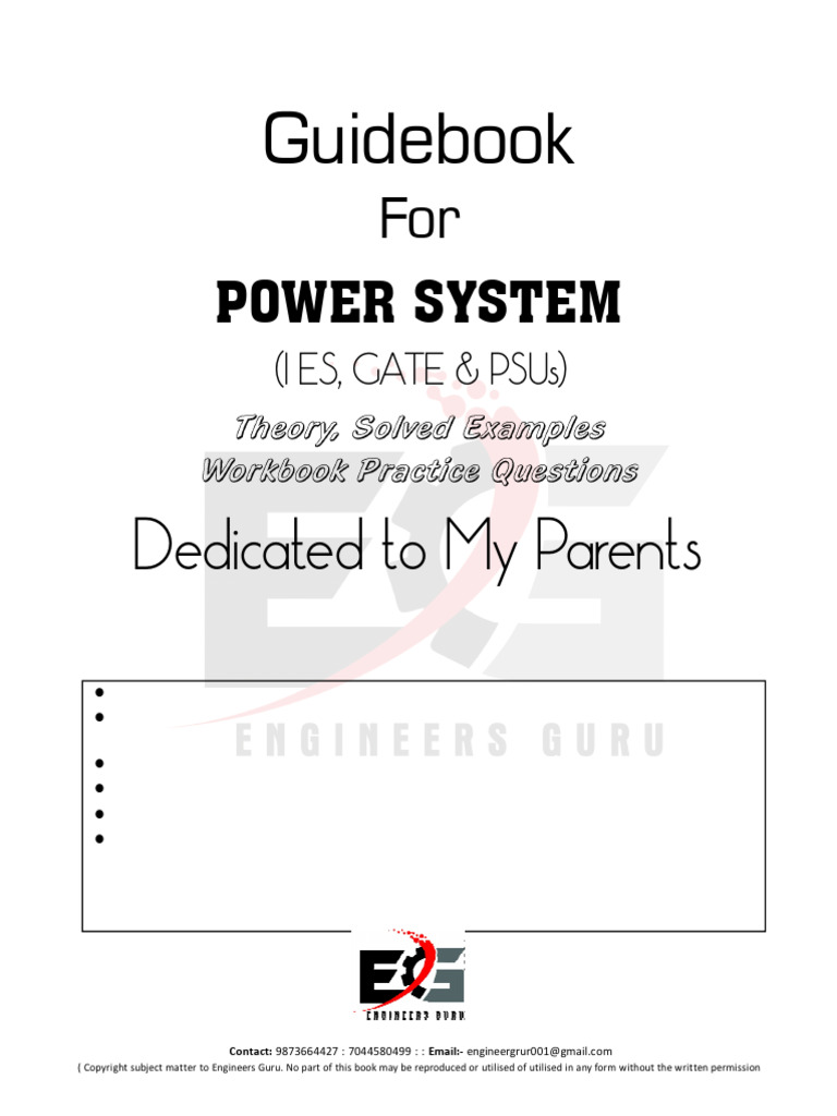 Power System Workbook - 48566528 - 2025 - 05 - 27 - 13 - 33 | PDF ...