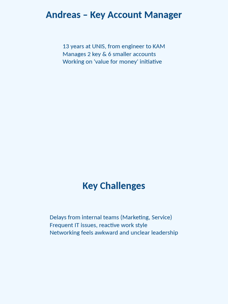 Styled Background Key Account Manager | PDF