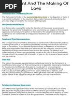 Ncert Class8 Political Science Ch3 Parliament and The Making of Laws ...