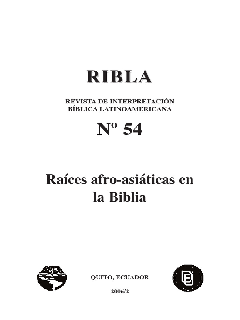 Raices Afro Asiaticas en El Mundo Biblic | PDF | Historiografía | Alquimia