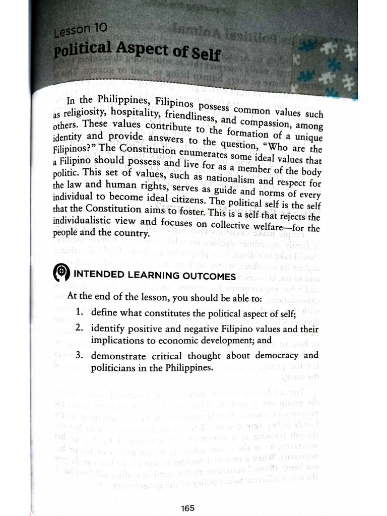 10 +Political+Aspect+of+Self | PDF
