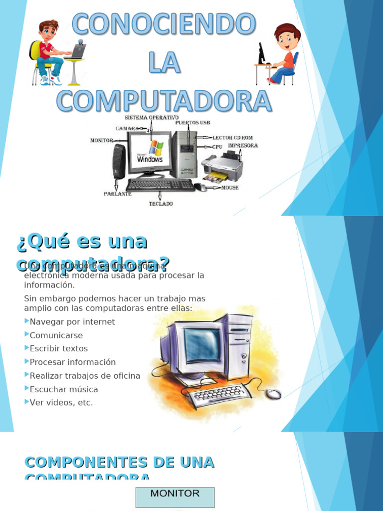 Conociendo La Computadora | PDF | Hardware de la computadora | Teclado