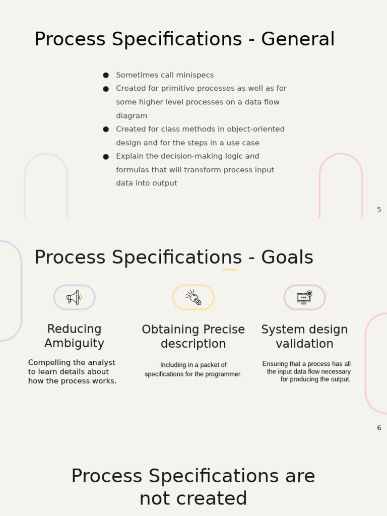 Process Specifications and Structure Decision | PDF | Computer ...
