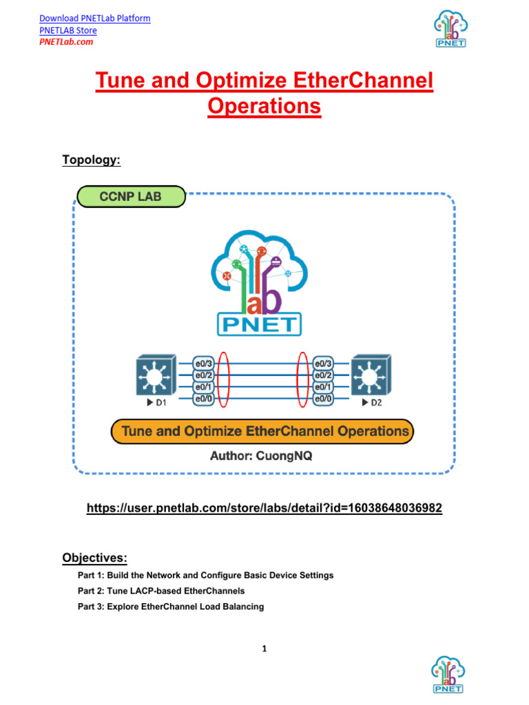 Optimize EtherChannel with LACP Guide | PDF | Ip Address | Network Switch