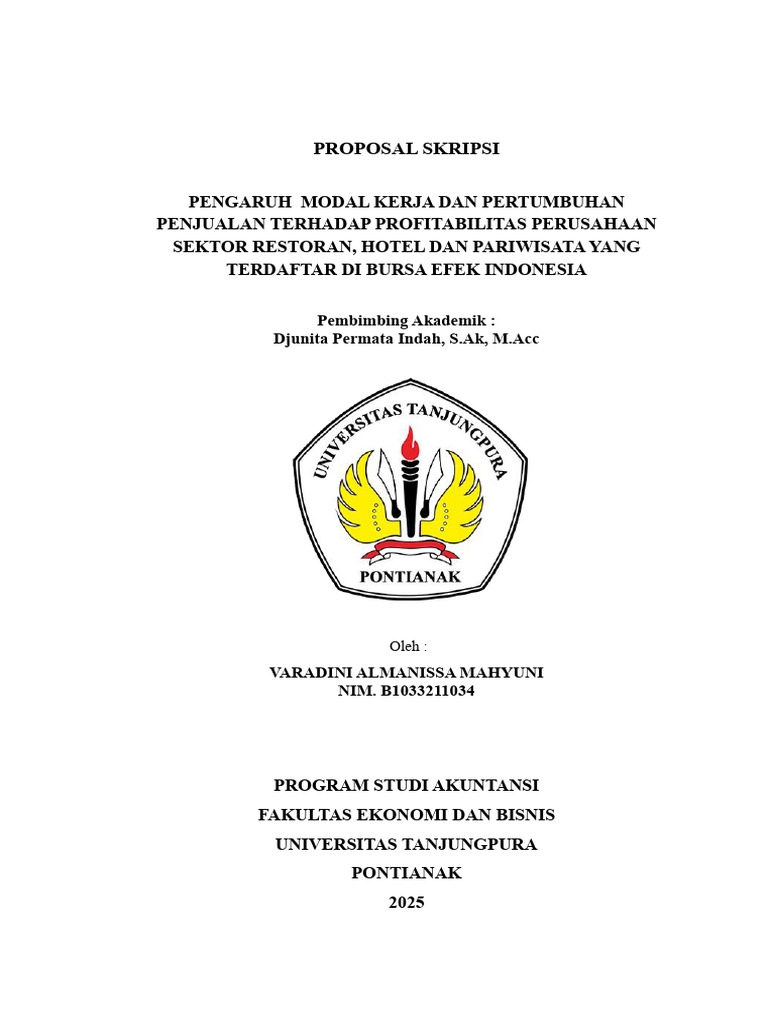 PROPOSAL SKRIPSI (After 1st Revision) | PDF