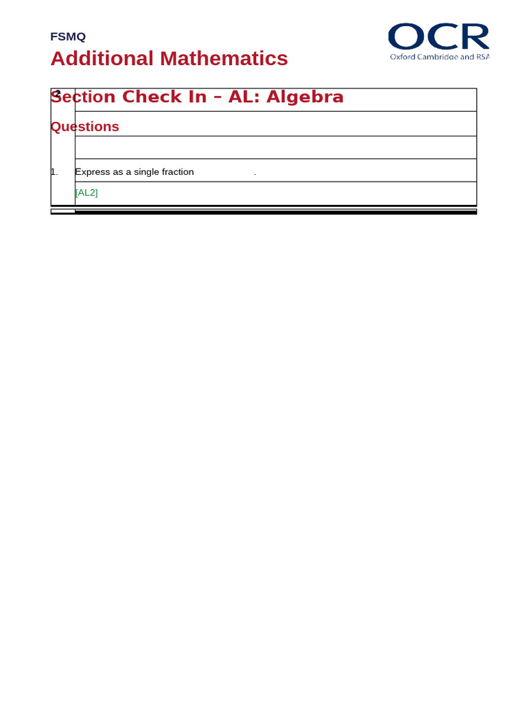 Section Check in Algebra 6993 | PDF | Mathematics | Sequence