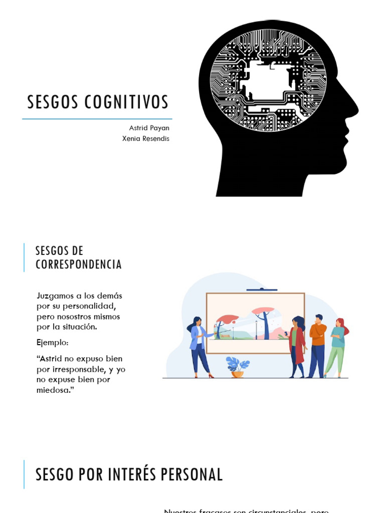 Sesgos Cognitivos | PDF