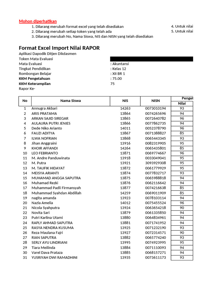 format-nilai-rapor-20242-XII_BR_1-Akuntansi | PDF