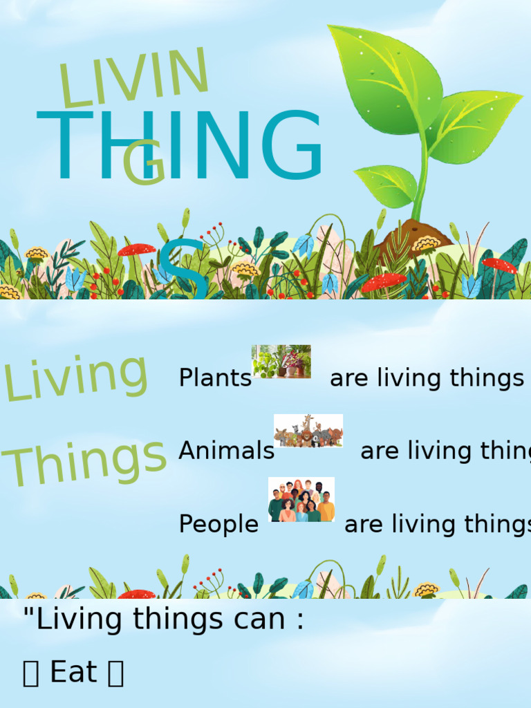 L1 - Living and Nonlivingthings | PDF