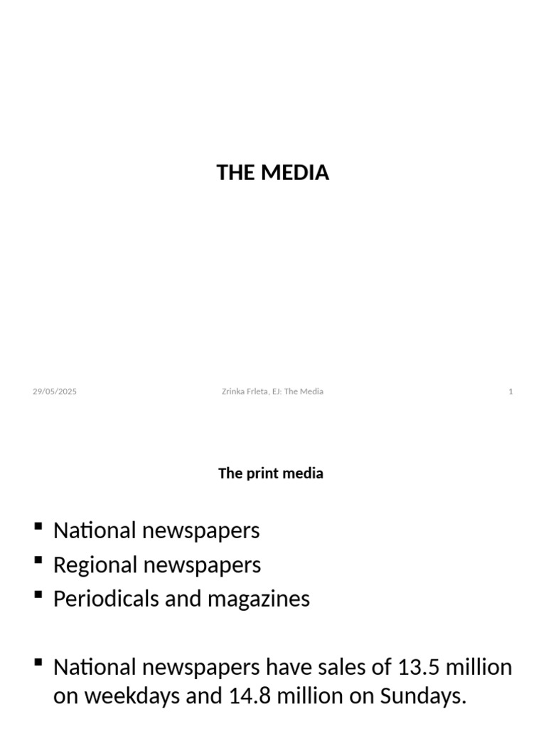 Overview of UK Media Landscape | PDF | Bbc | Newspapers