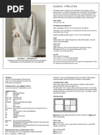 TULIP LOOP SWEATER-English | PDF | Knitting | Knitting Needle