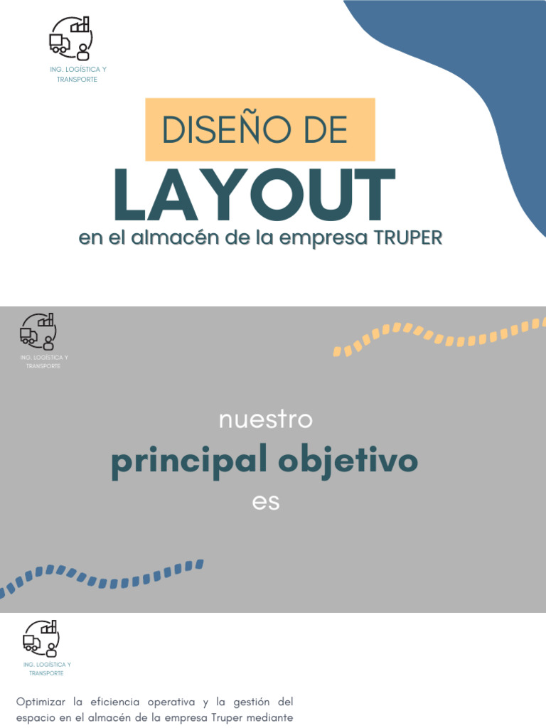 Diseño de Layout en Linea Recta | PDF | Logística | Almacén