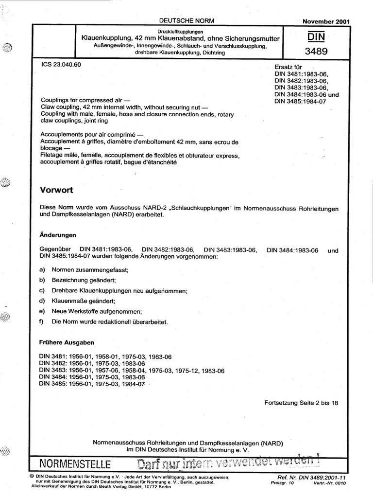 Din 3489 | PDF