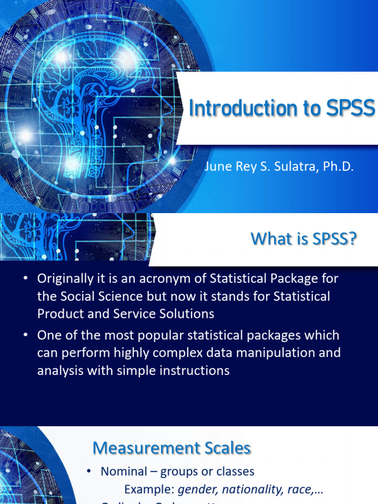 Inbound 3061611497204066733 | PDF | Spss | Level Of Measurement