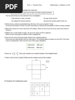 Quadratic Equations Word Problems Worksheet | PDF