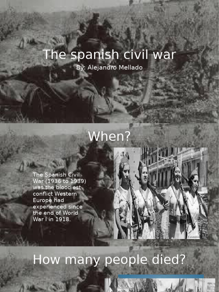 Overview of the Spanish Civil War | PDF
