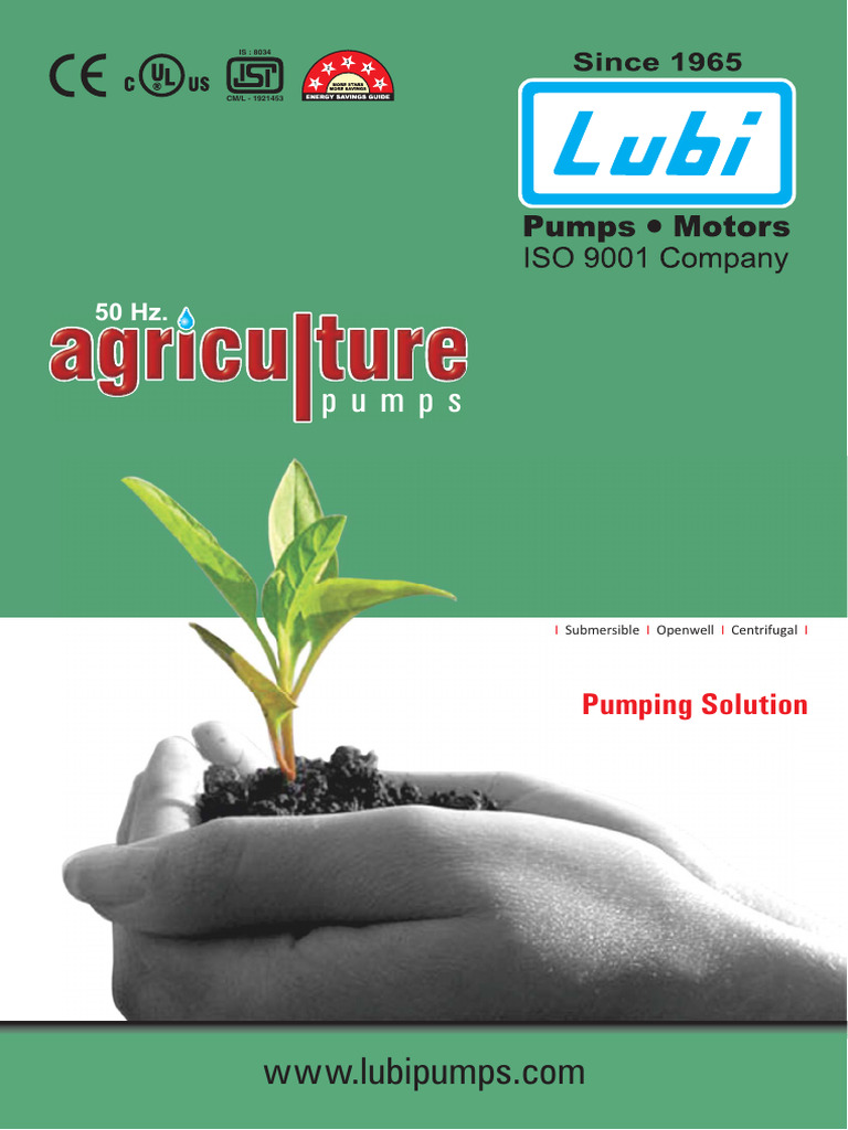 Lubi Pump Motor Selection Chart | PDF | Electric Motor | Bearing ...