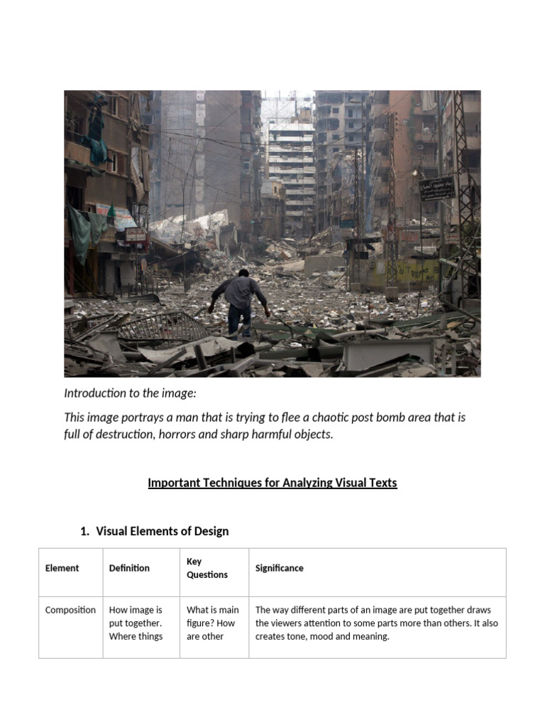 Important Techniques For Analyzing Visual Tex | PDF | Shape | Image