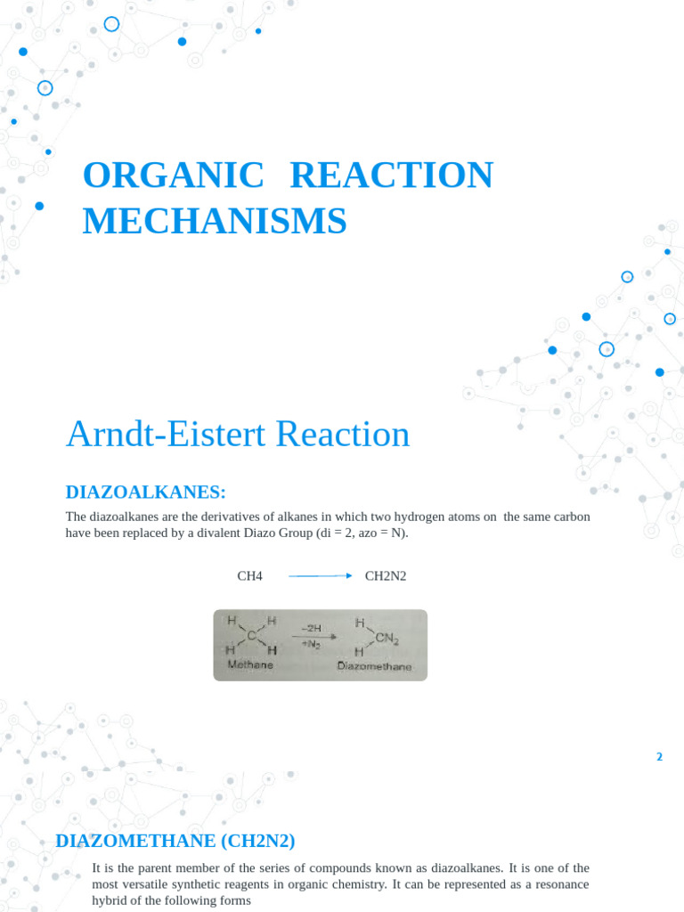 Organic Reaction Mechanism | PDF | Chemical Reactions | Organic Chemistry