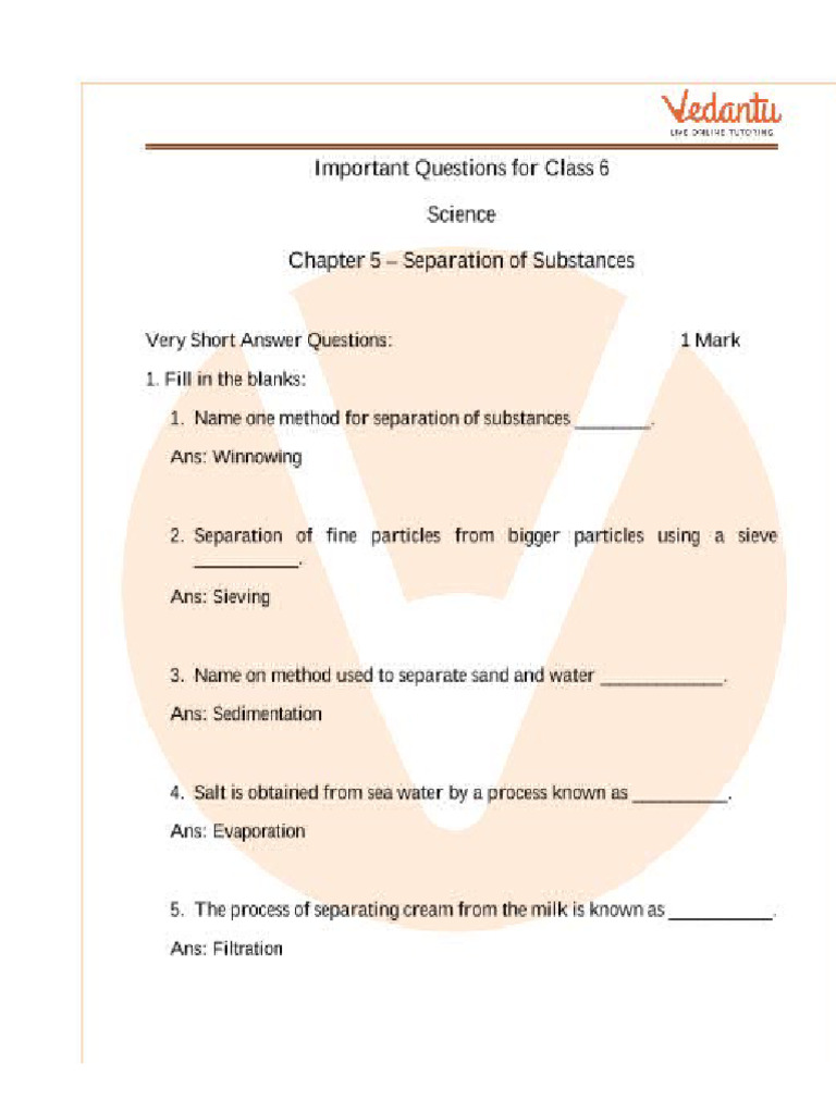 Separation of Subs | PDF