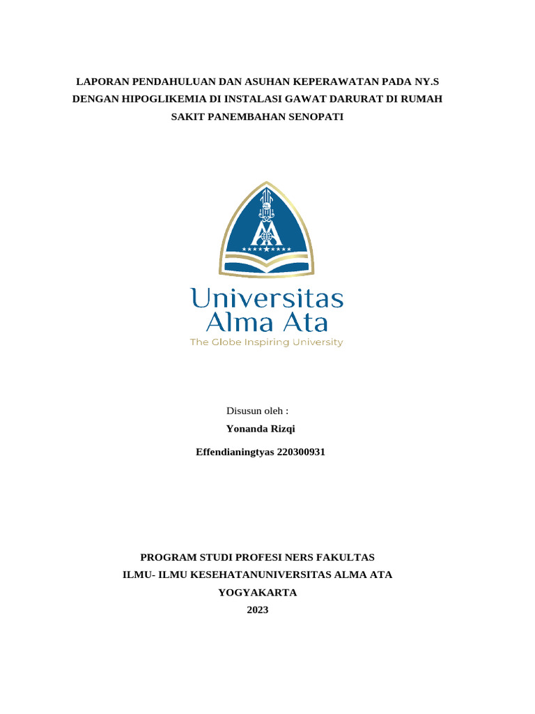 LP Hipoglikemia (Igd) | PDF