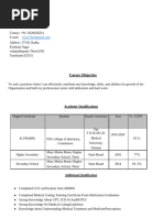 TransCelerate Abbreviated CV Template | PDF | Health Care | Medicine