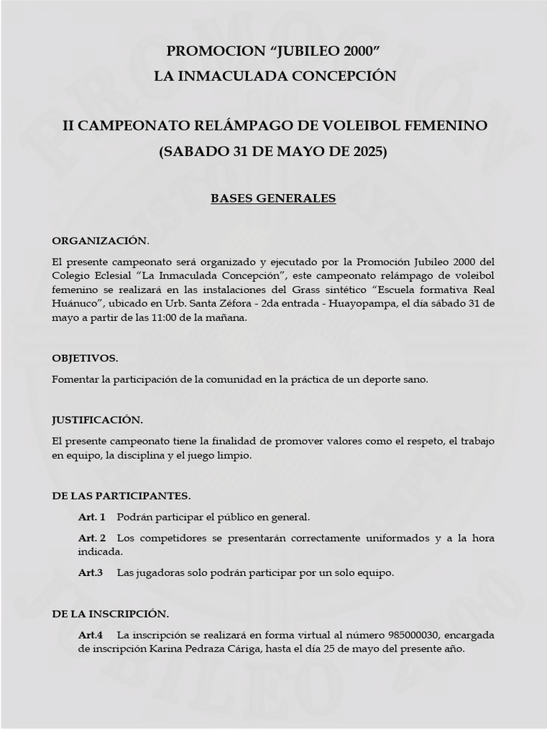 Bases Relámpago | PDF | Deportes