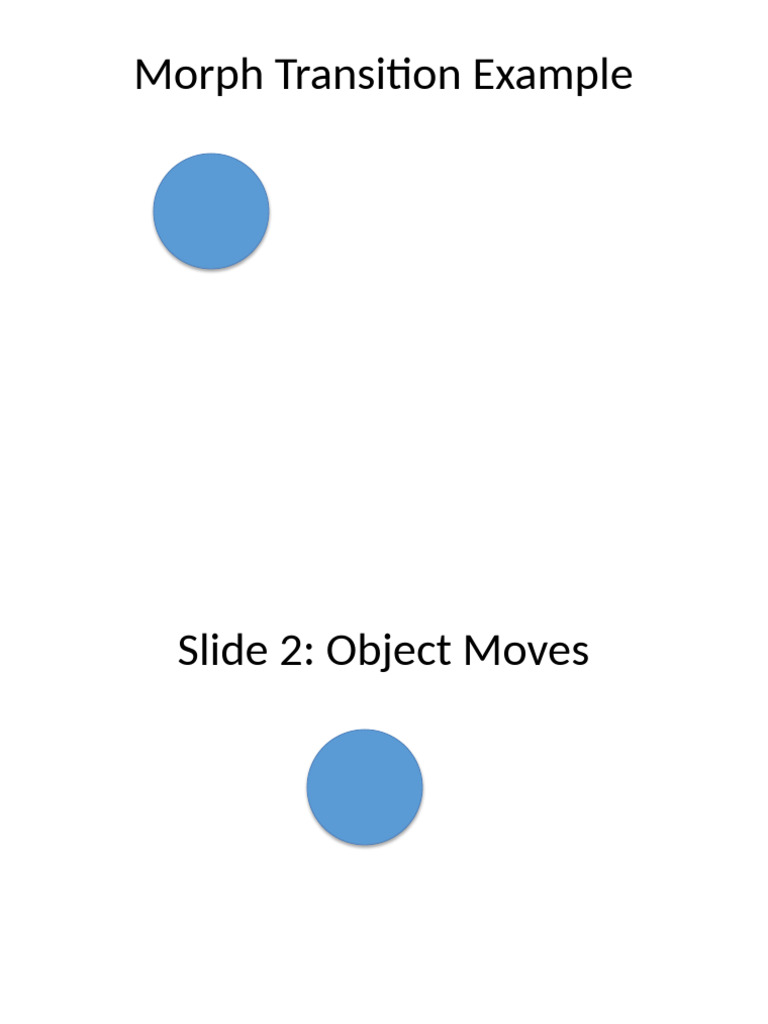 Morph Transition Sample | PDF