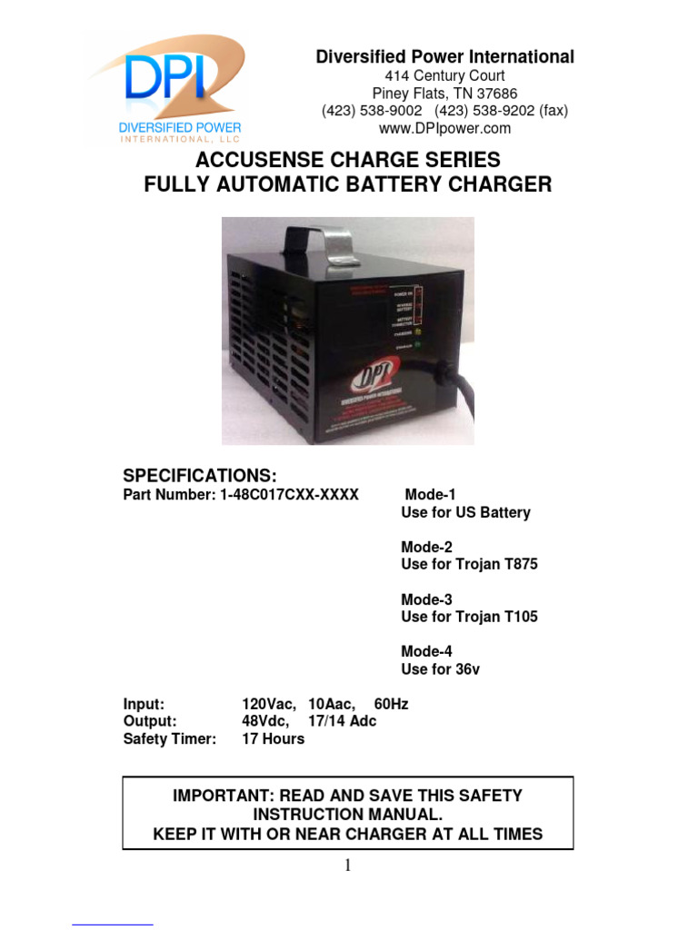 Accusense Charge Series | PDF | Battery Charger | Electrical Connector