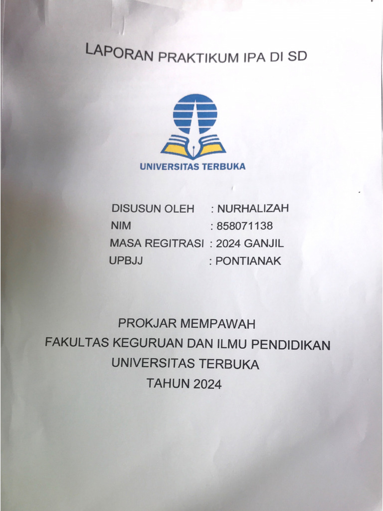 Laporan Praktikum Ipa | PDF