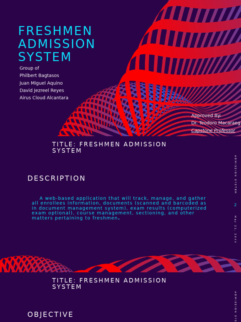 Freshmen Admission System Final | PDF | Computer Architecture | Computing