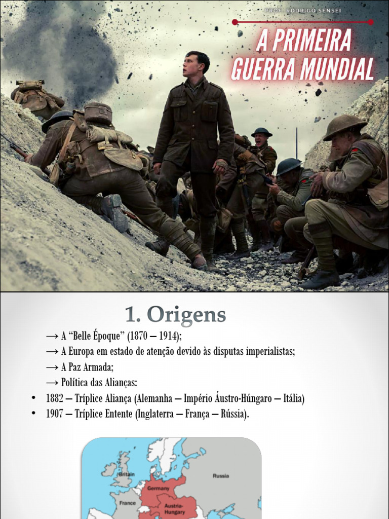 01 - 3 Série - Primeira Guerra Mundial | PDF | Primeira Guerra Mundial ...
