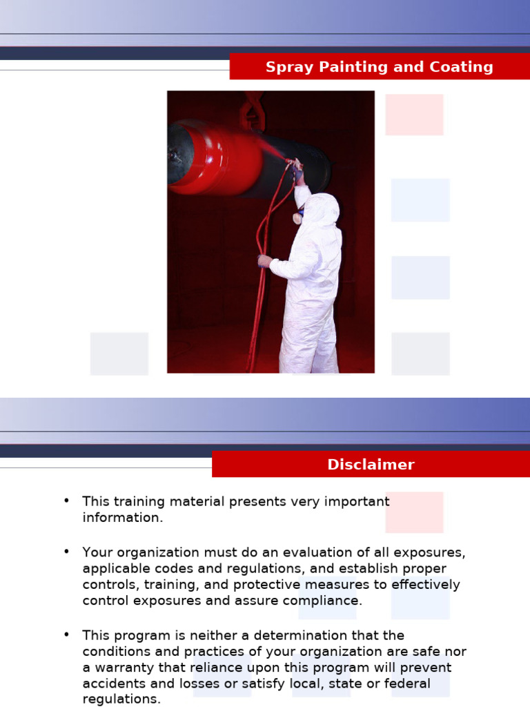 Spray Painting Safety Training Guide | PDF | Paint | Fire Sprinkler System