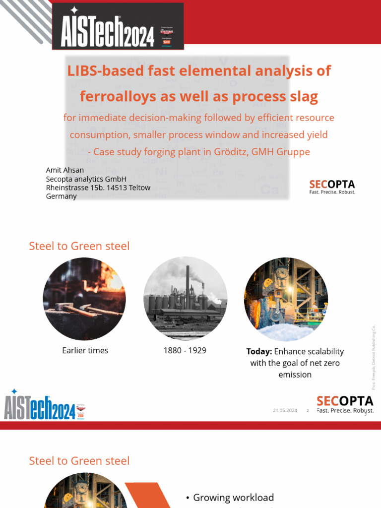 SECOPTA AIST2024 PowerPoint - Presented Slides | PDF | Emission ...
