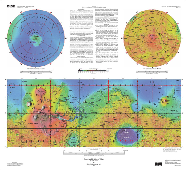 Mars Elevation Map Data Analysis | PDF | Planets Of The Solar System ...