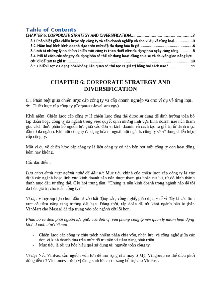 Chiến Lược KDQT c6 | PDF