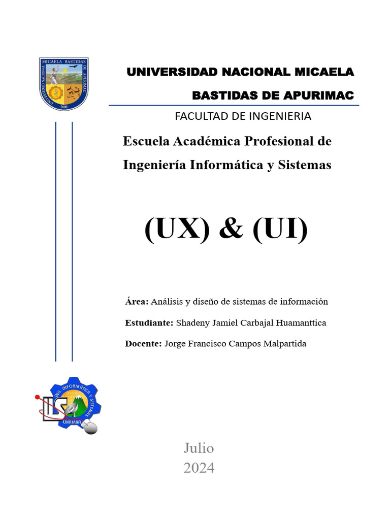 UX & UI | PDF | Diseño | Interfaz de usuario