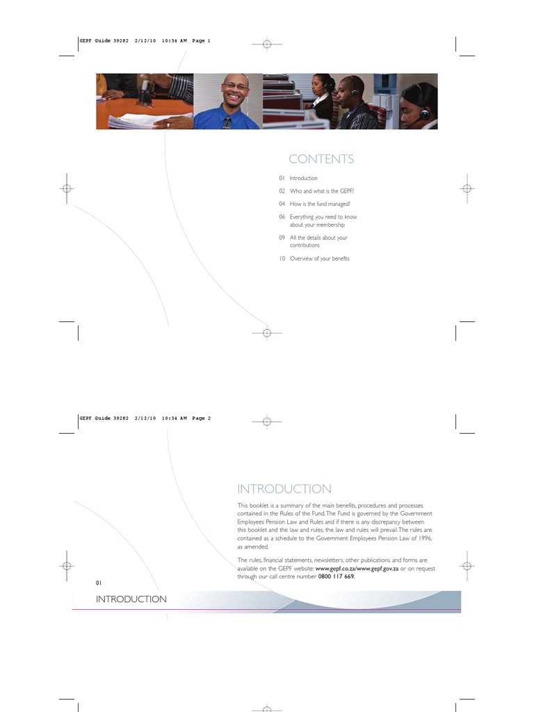 GEPF Membership and Benefits Overview | PDF | Defined Benefit Pension ...