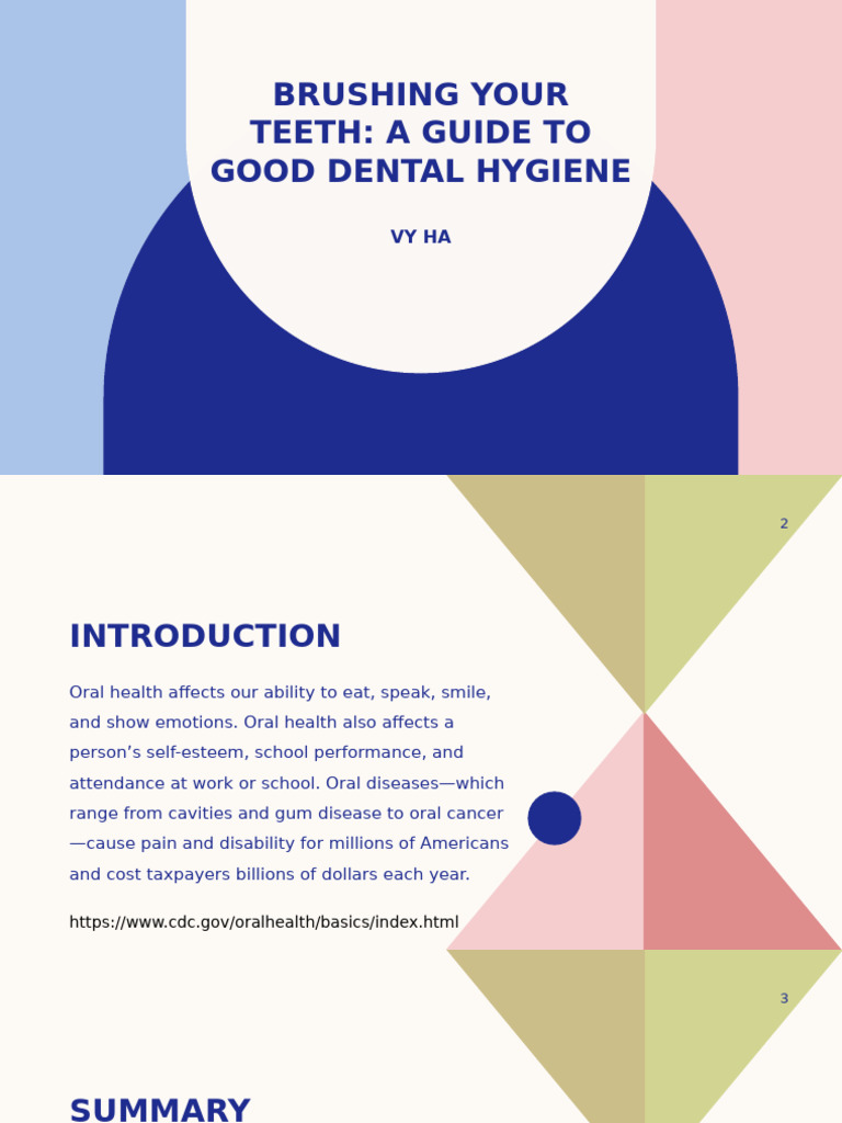 Essential Guide to Dental Hygiene | PDF | Oral Hygiene | Toothbrush
