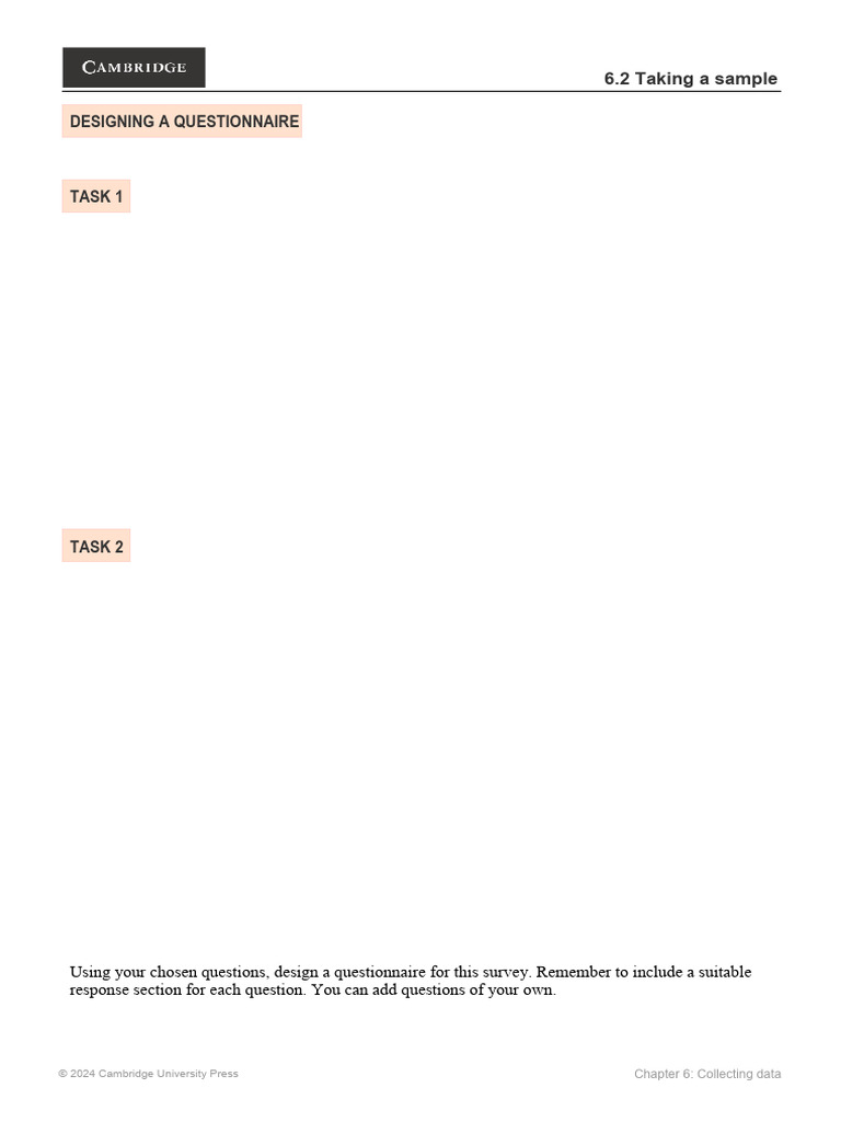 Designing Effective Questionnaires for Surveys | PDF